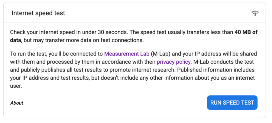 Speed test - XMission Wiki